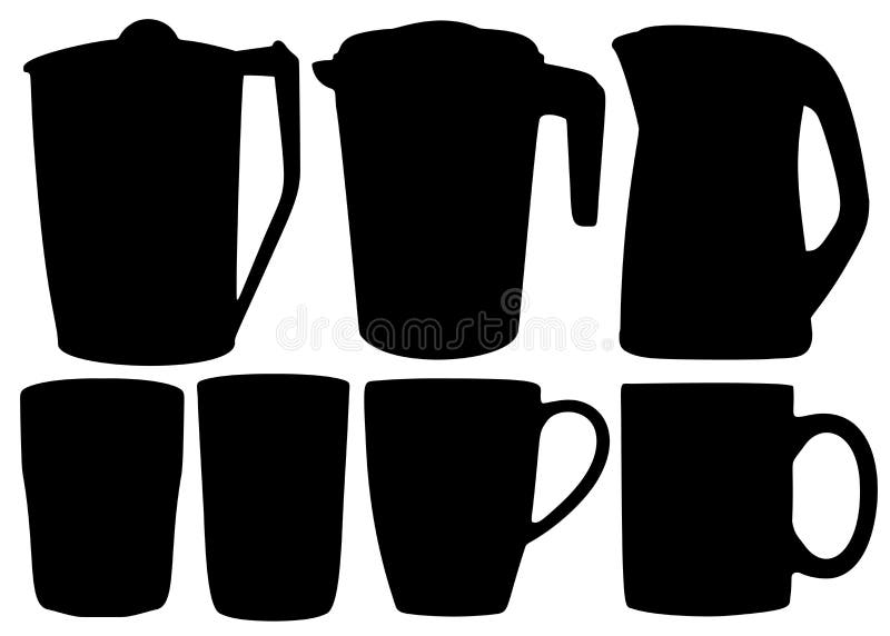 Water Filters and Mugs Included. Stock Vector - Illustration of water ...