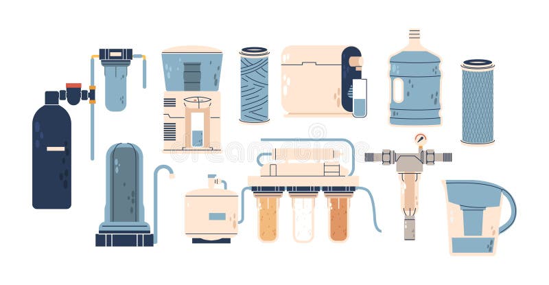 Water Filters and Purification Systems of Different Types and Designs ...