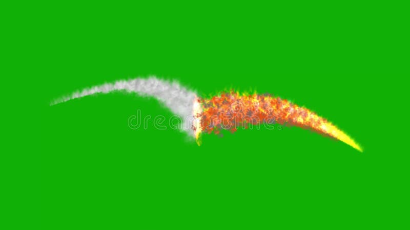 Water and Fire Collision Motion Graphics with Green Screen Background ...
