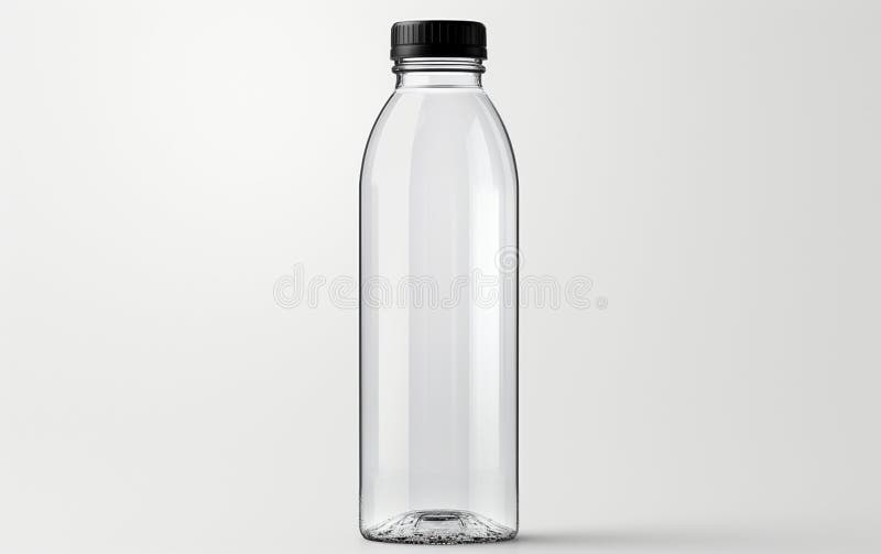 Water Flask Against Clean White Stock Illustration - Illustration of ...