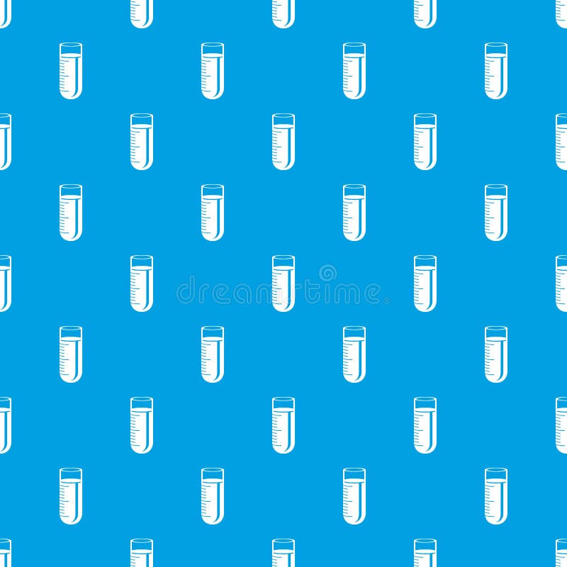Water Flask Pattern Vector Seamless Blue Stock Vector - Illustration of ...