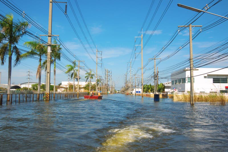 Flood Factory in Nava Nakorn Industrial Thailand Editorial Image ...