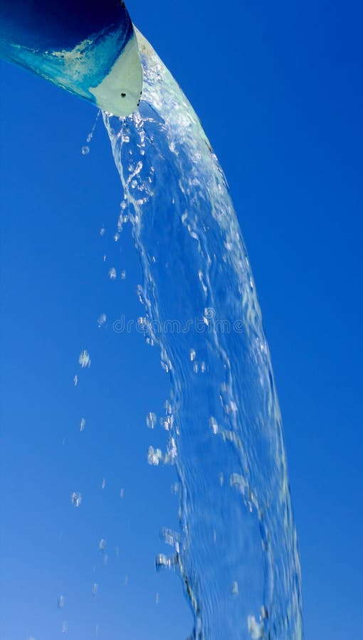 Water flow stock photo. Image of blue, splash, water - 23429116