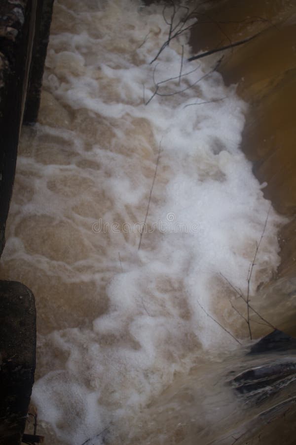 Water Flow Abstract Flow Out of the Pipe Pumping for Agriculture Stock ...