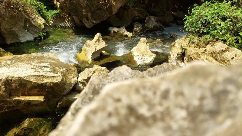 Water Flow. Calming Nature Scenery, Clean Spring Water Stock Video ...