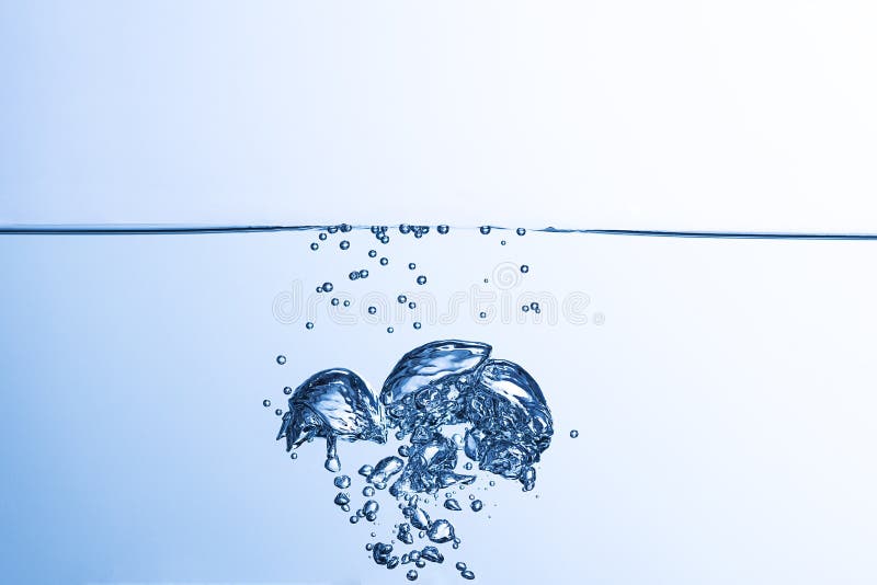 Water flow effect stock image. Image of liquid, blue - 107368537