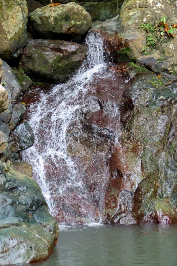 The Water Flow in the River that Passes through the Rocks Stock Photo ...