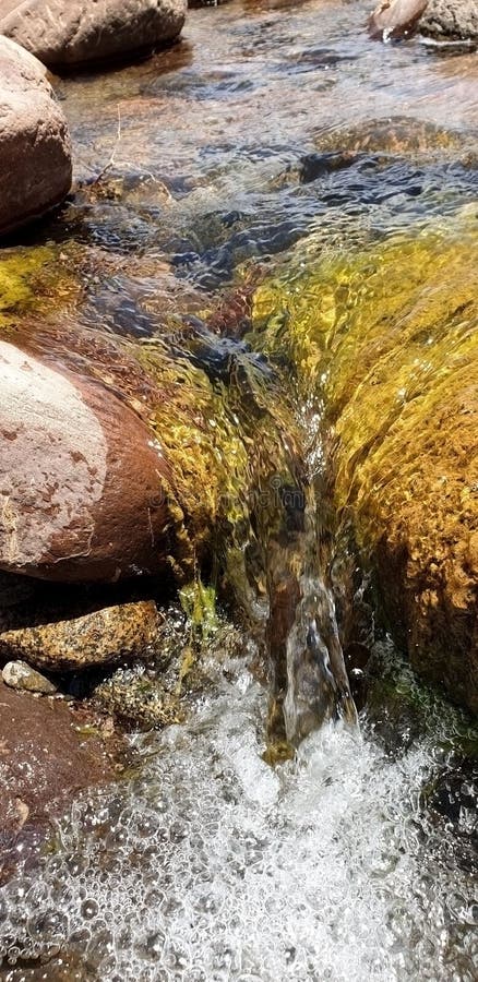 Water flow between rocks stock photo. Image of rock - 148285952