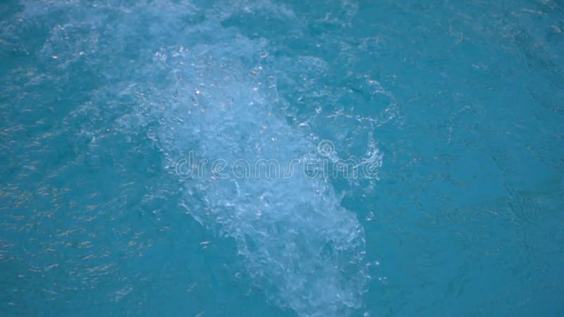 Water Flow into a Swimming Pool. Stock Video - Video of fluid, moving ...
