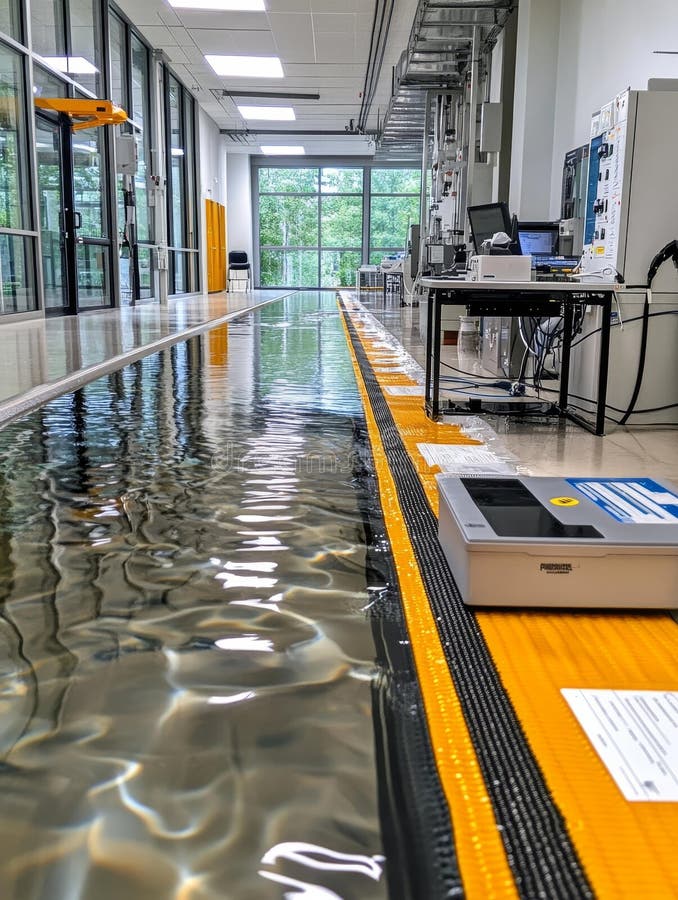 Water Flow Testing Facility Research Lab Water Channel Fluid Dynamics ...