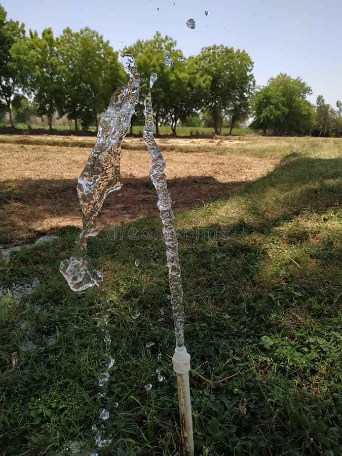 Water flow view at farm stock image. Image of water - 183139447