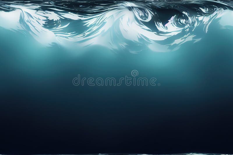 Water Flow with Waves and Sea Foam Seamless Texture Background Stock ...