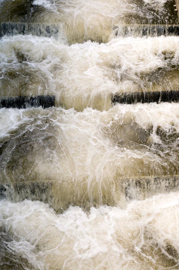 Water Flowing Down Steps stock image. Image of flow, water - 21306381