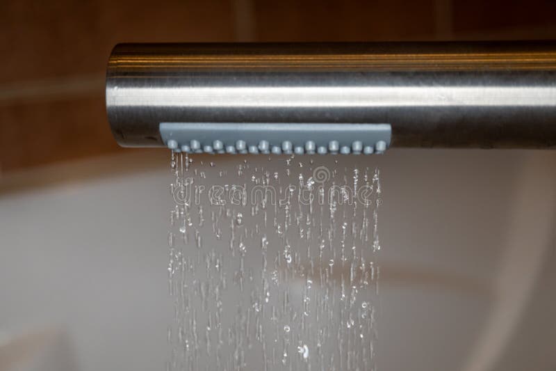 Water is flowing fast stock image. Image of drip, spray - 376505723