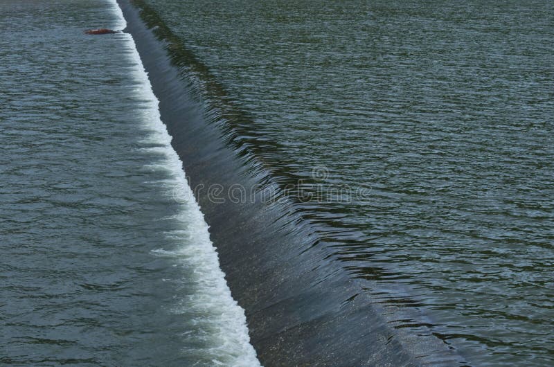 Water Flowing Make Wave and Rippled on River Stock Photo - Image of ...