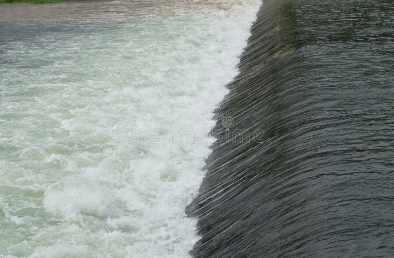 Water Flowing Make Wave and Rippled on River Stock Photo - Image of ...