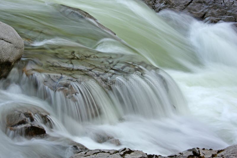Water flowing over rocks stock image. Image of scenic - 5431927