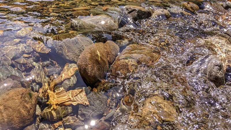 Water Flowing Over Rocks Stone Stock Photo - Image of flowing, rocks ...