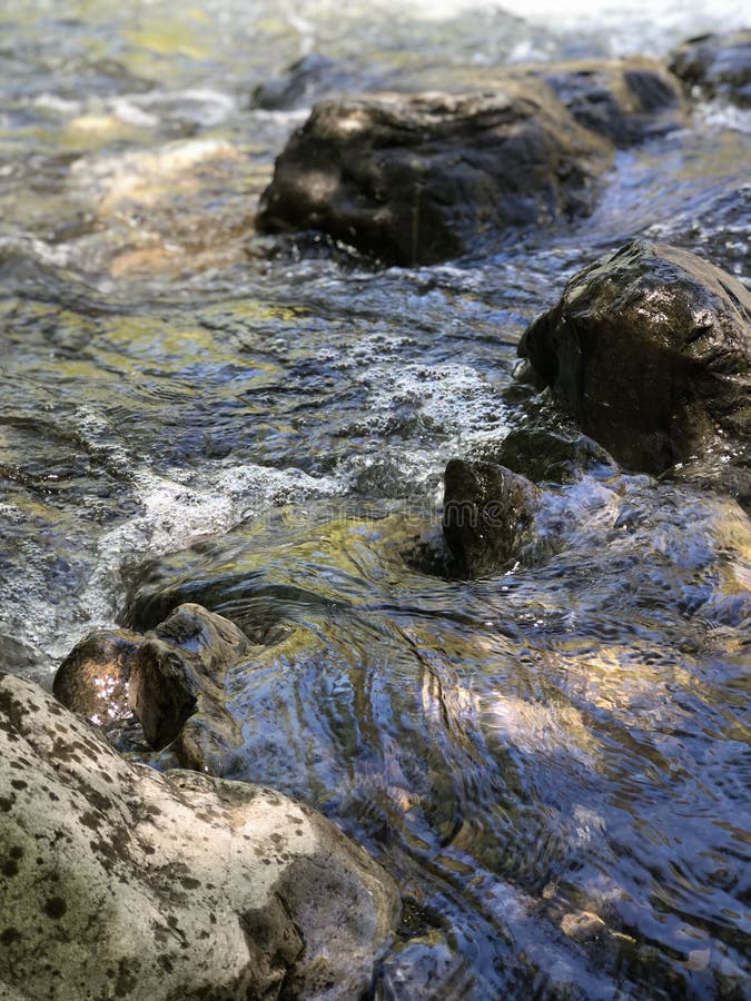 Water flow stock photo. Image of flowing, water, rocks - 147520152