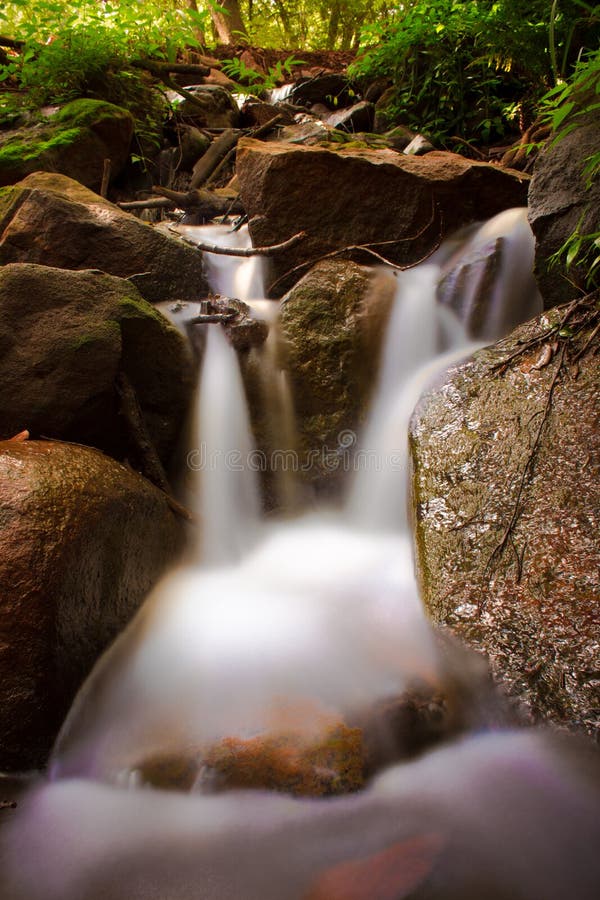 Water Flowing Over Some Rocks Stock Photo - Image of waterfall ...