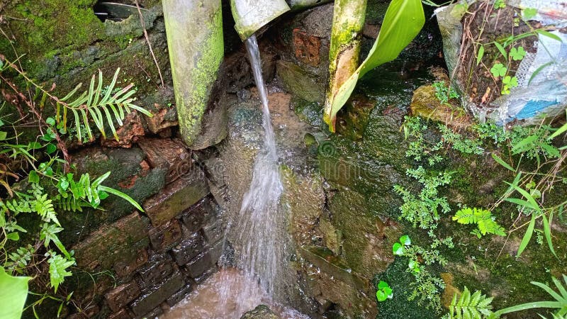 Water Flowing from the Pipe To the Drain Stock Photo - Image of drain ...
