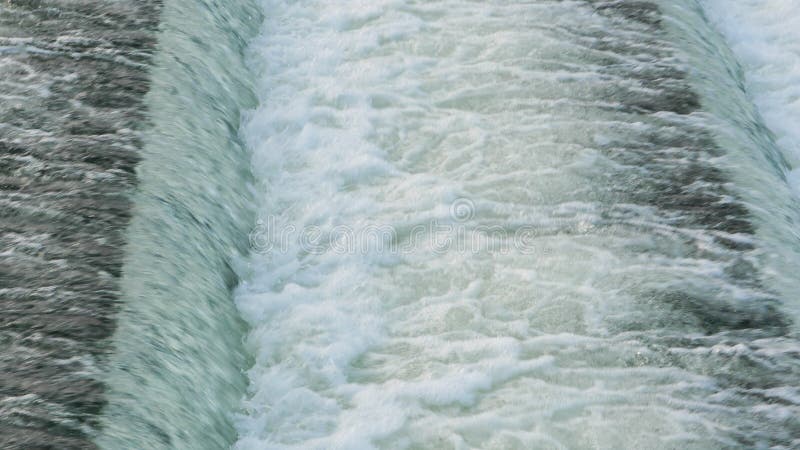 Close-up View of the Water Dam on the River. Stock Image - Image of ...