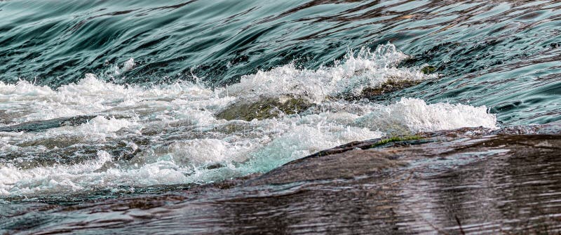 Water Flowing through the Riverbed Stock Photo - Image of water, river ...