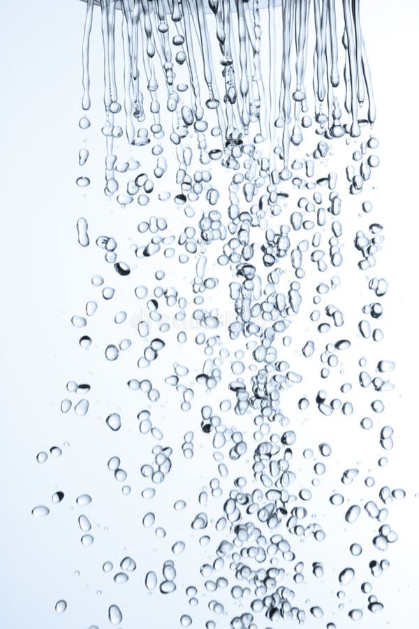 Water Flowing in the Shower Stock Photo - Image of head, background ...