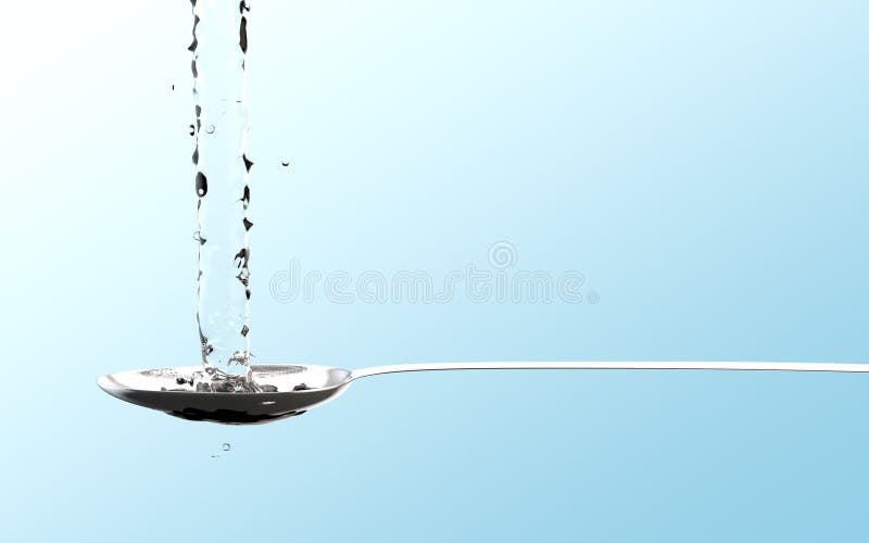 Water Droplet On Spoon Picture. Image: 83025653