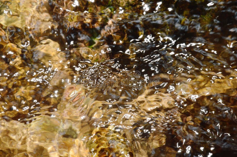 Water Flowing and Sunlight Reflection in River Stock Photo - Image of ...