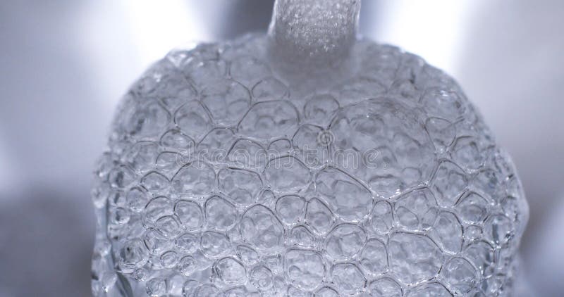 Water Flowing from the Tap, and Making a Glass of Water Overflow Stock ...