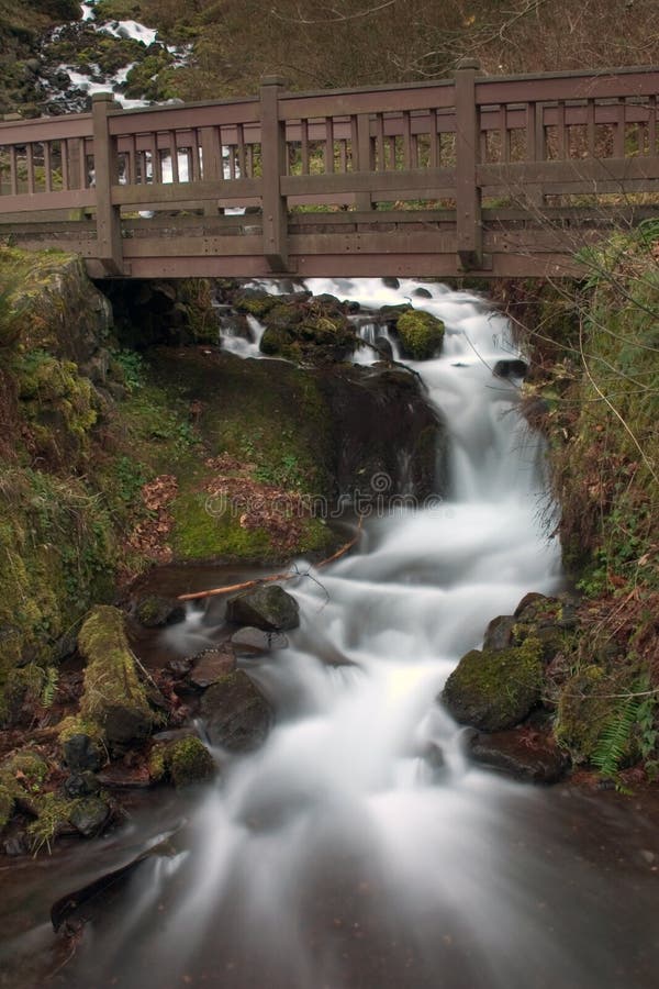 Water Flowing Under Bridge. Stock Photo - Image of stream, splash: 68896