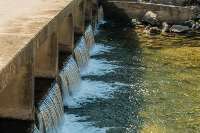 Water Flowing through Viaducts Stock Image - Image of ecological ...