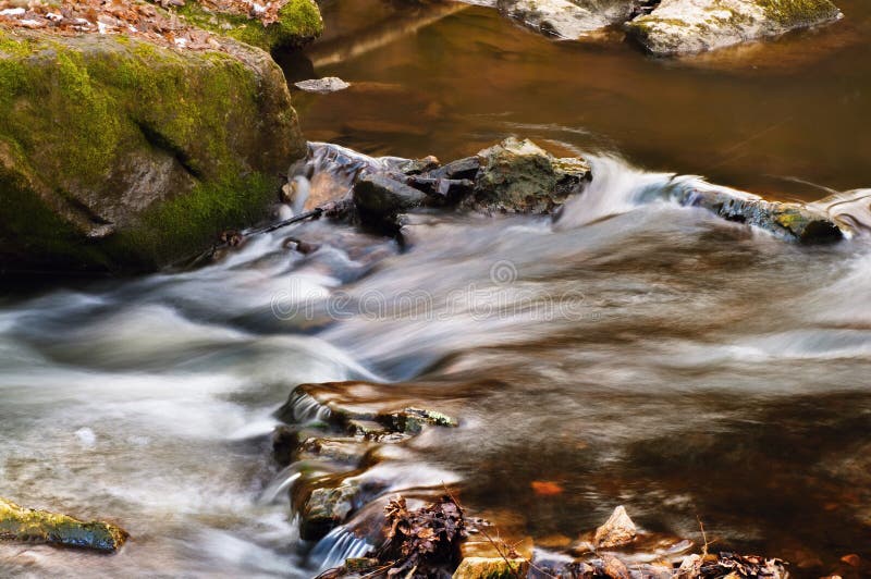 Water Flows through the Stones Stock Photo - Image of background ...