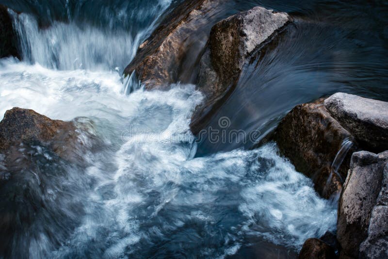 Water flows between stones stock image. Image of natural - 89025219