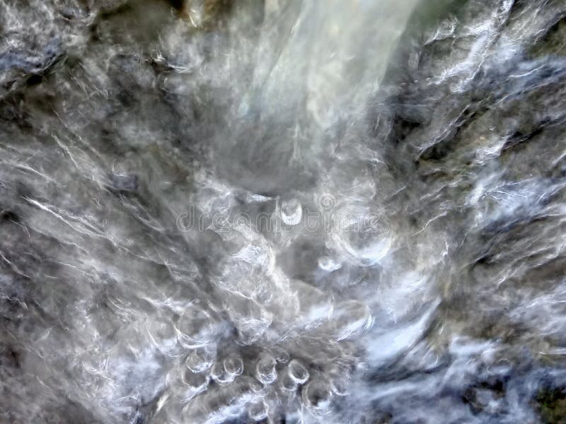 Water that Flows from a Tap and Collects in a Container or Bucket ...