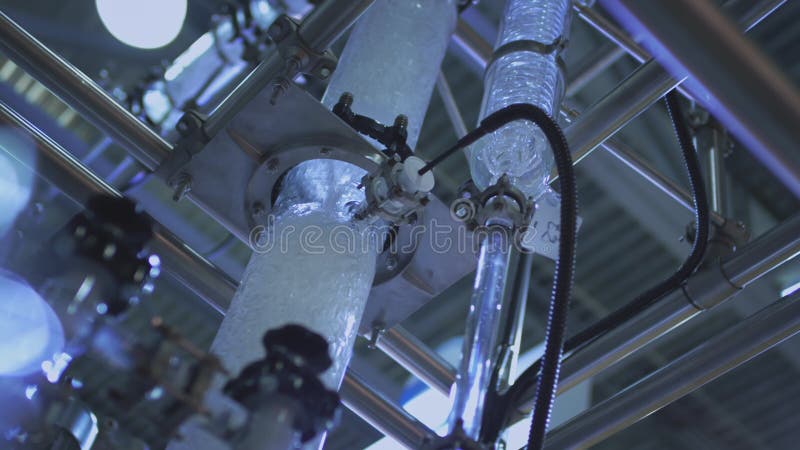 Water Flows in a Transparent Pipe. Transparent Pipe To Show Water Flows ...