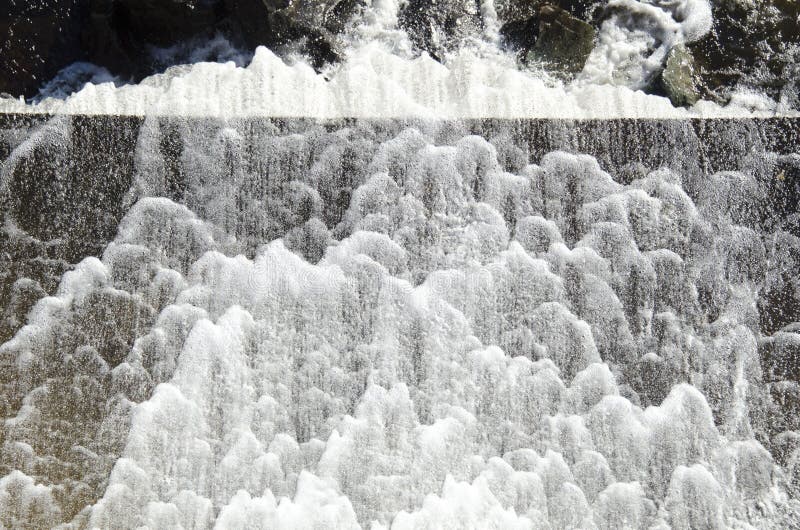 Water foam dam stock photo. Image of blur, pattern, abstract - 51604730