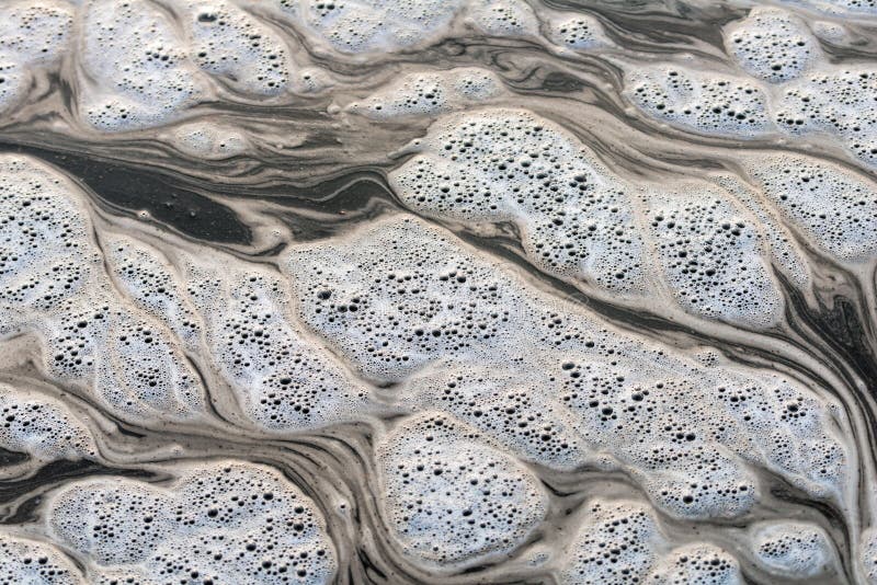 Water Foam - Pollution in River Stock Photo - Image of corrosion, beach ...
