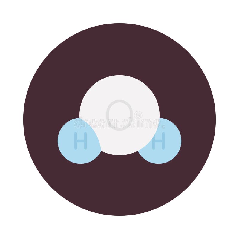 Water Formula Isolated Vector Icon that Can Be Easily Modified or ...