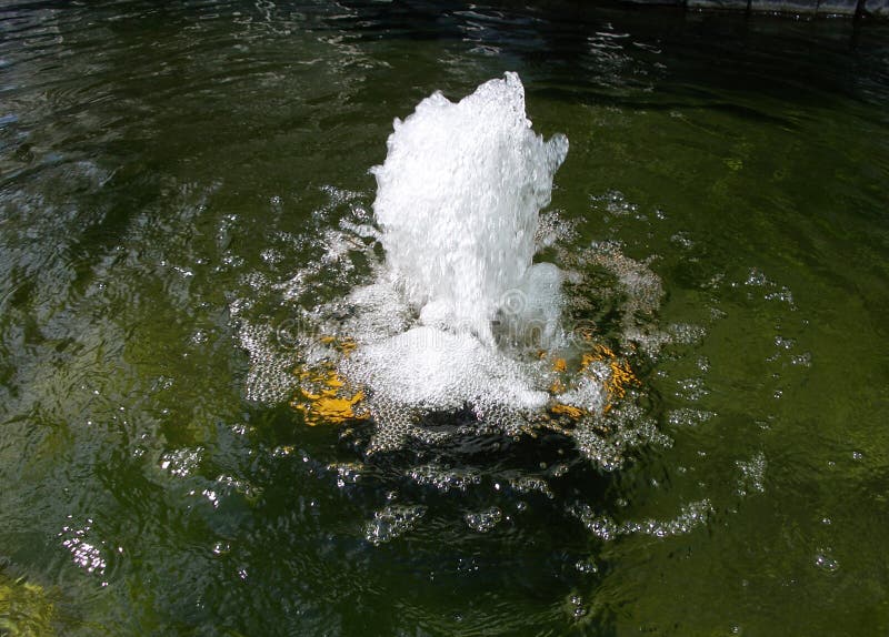 Big water splash in lake stock photo. Image of plunge - 13291458