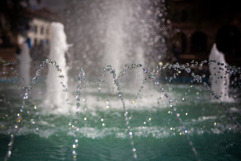 Water Fountain close up stock photo. Image of aqua, liquid - 270927232