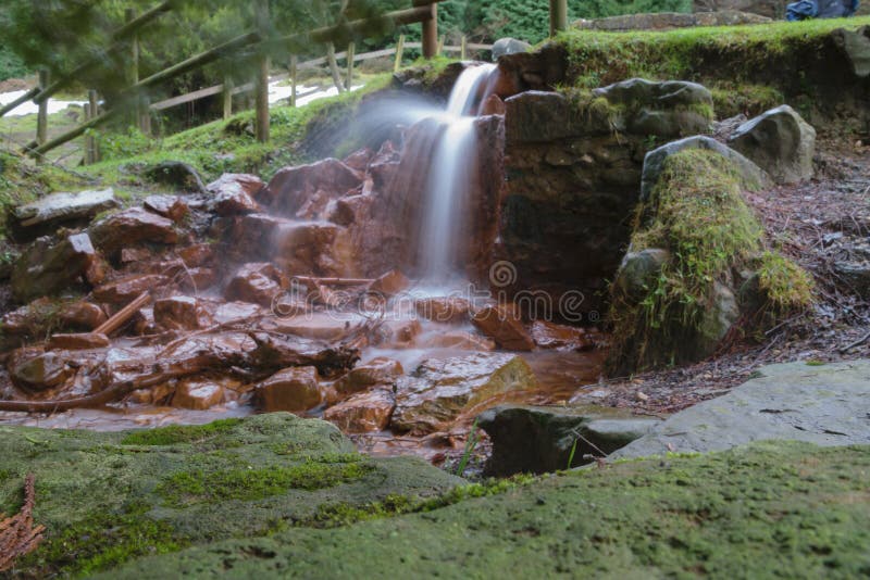 Water Fountain in the Mountain Stock Photo - Image of mountain, creek ...