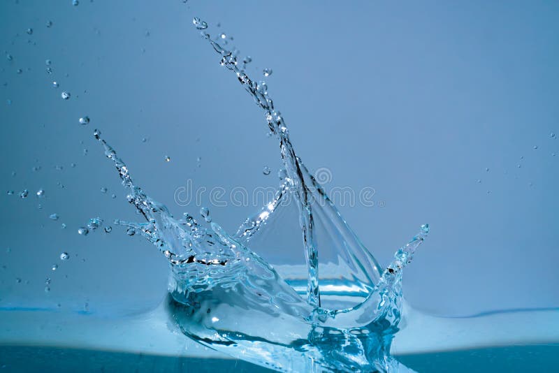 Water Fountain and Splashing Drops Stock Photo - Image of motion ...