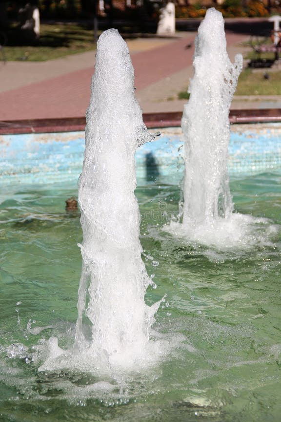 Water in the fountain stock image. Image of fountain - 83443191