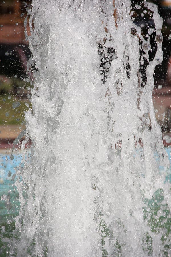 Water in the fountain stock photo. Image of texture, flow - 83443432