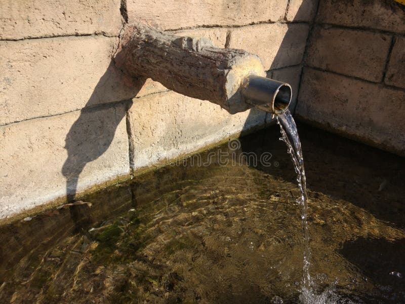 The Water Fountain on a Sunny Weekend Stock Image - Image of weekend ...