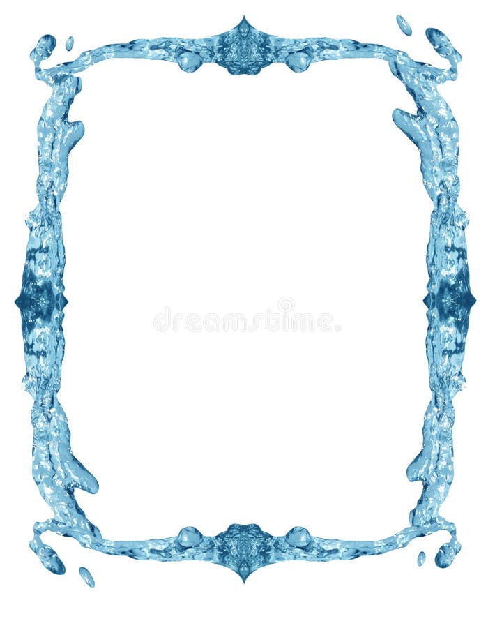 Water Frame stock photo. Image of abstract, splashing - 24183196