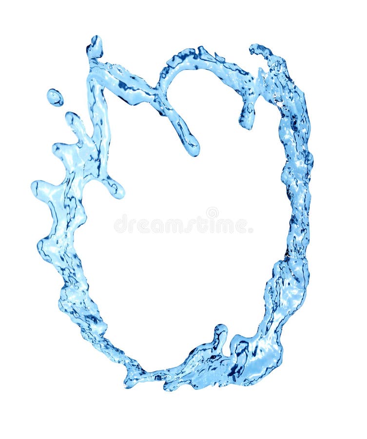Water Frame stock photo. Image of border, splash, frame - 9950280
