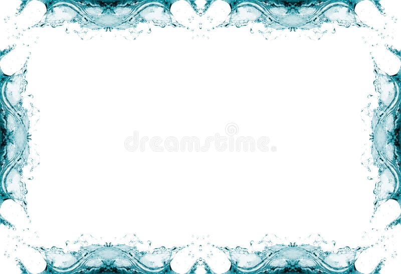 Water Splash Frame stock photo. Image of ecology, abstract - 30215020